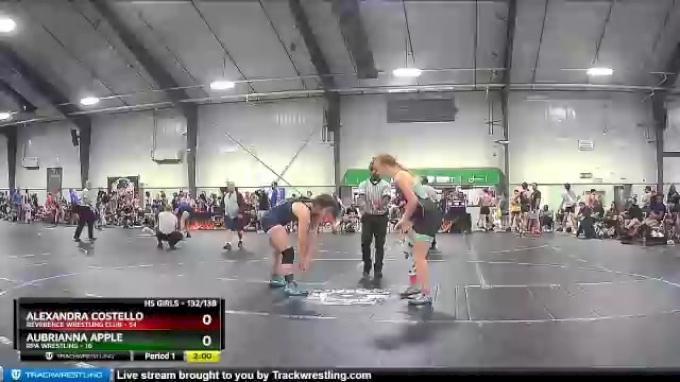 132/138 Round 5 - Aubrianna Apple, RPA Wrestling vs Alexandra Costello ...