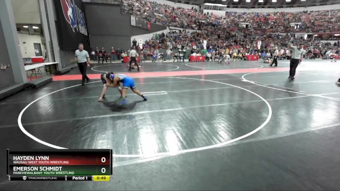 120 lbs Champ. Round 1 - Hayden Lynn, Wausau West Youth Wrestling vs ...