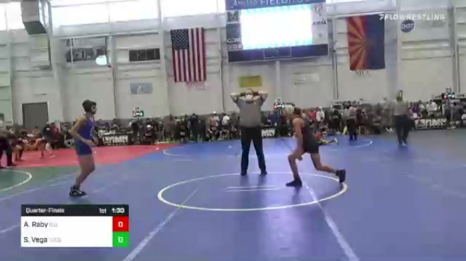 109 lbs Quarterfinal - Alias Raby, B.o.b vs Sergio Vega, Tucson Cyclones
