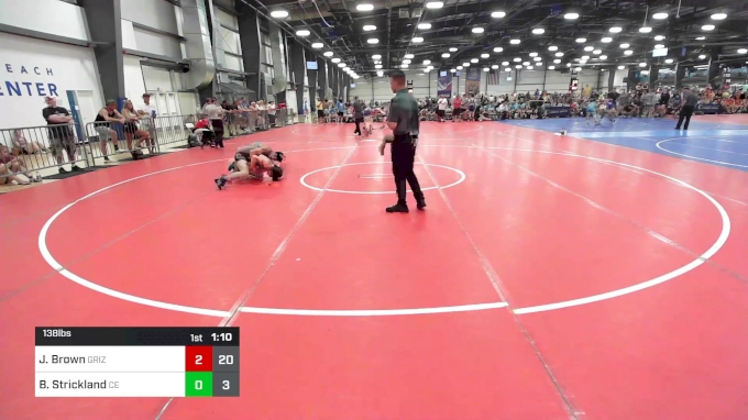138 lbs Rr Rnd 2 - Jakob Brown, Grizzly Wrestling Club vs Brecken ...