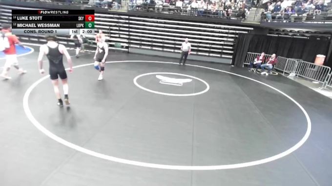 6A 120 lbs Cons. Round 1 - Michael Wessman, Lone Peak vs Luke Stott, Skyridge