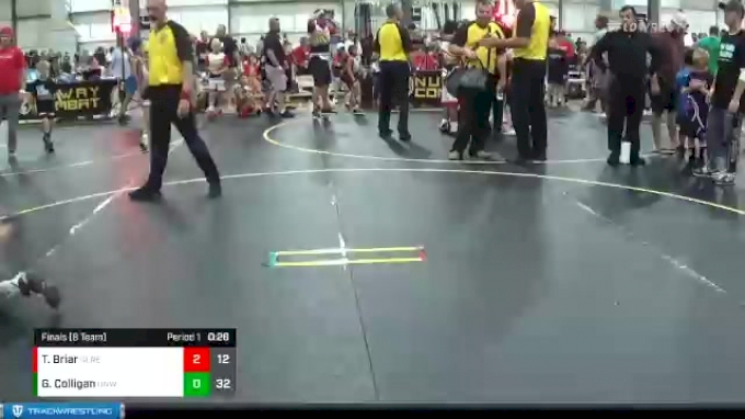 101 lbs Finals (8 Team) - Garrett Colligan, Untouchables White vs ...