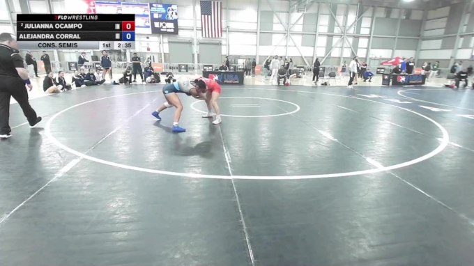 U23 Women - 50 lbs Cons. Semis - Julianna Ocampo, IN vs Alejandra ...