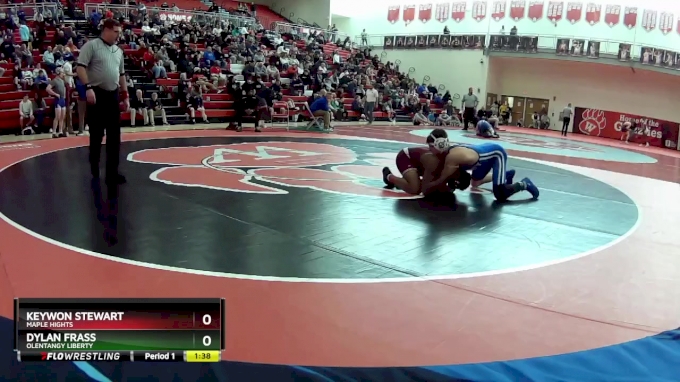 157 lbs Round 3 - Dylan Frass, Olentangy Liberty vs Keywon Stewart ...