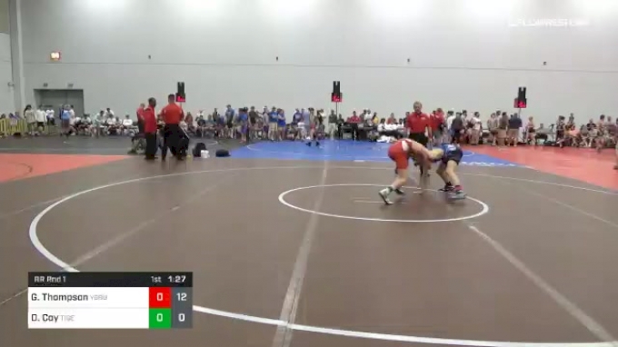 120 lbs Rr Rnd 1 - Garrett Thompson, Young Guns Blue vs Dylan Coy, Tiger Wc