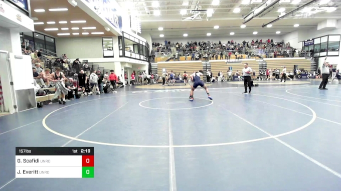 157 lbs Consi Of 16 #1 - Giovanni Scafidi, Unrostered vs Julian Everitt ...