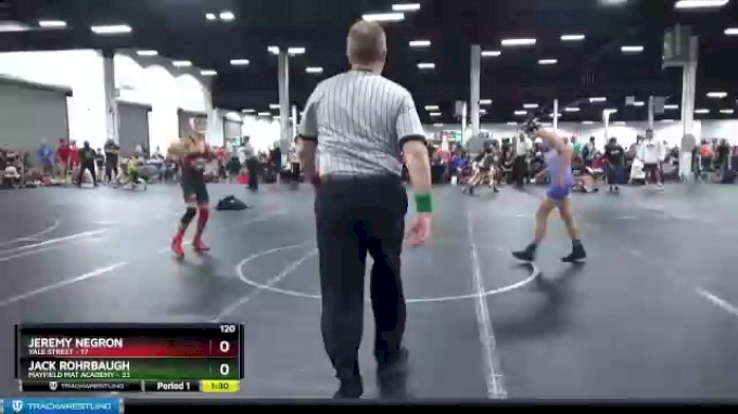 120 lbs Round 5 (8 Team) - Jeremy Negron, Yale Street vs Jack Rohrbaugh ...