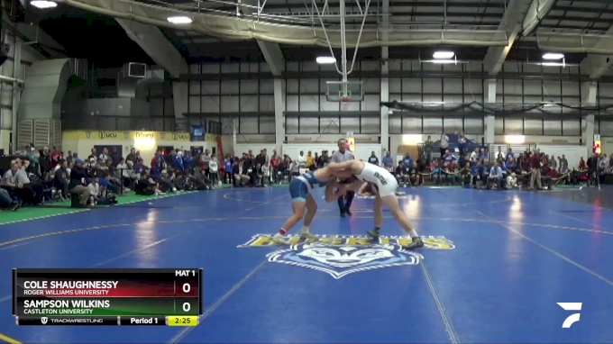 184 lbs Cons. Semi - Cole Shaughnessy, Roger Williams University vs ...