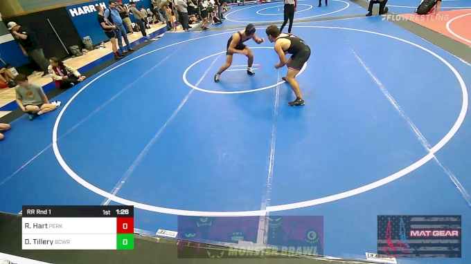 165 lbs Rr Rnd 1 - Rich Hart, Perkins vs David Tillery, Bridge Creek ...