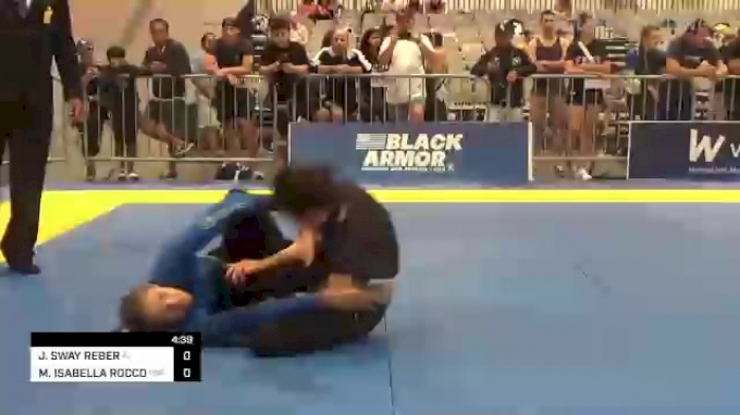 JADEYA SWAY REBER vs MALIBU ISABELLA ROCCO 2022 IBJJF Jiu-Jitsu CON ...