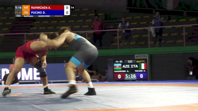 65 kg - Ali Rahimzade, AZE vs Daniel Pucino, ITA