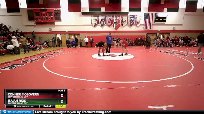 122-132 lbs Round 2 - Isaiah Rios, Toppenish Bad Boy vs Conner McGovern ...