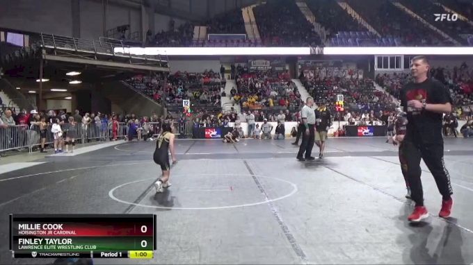 85 lbs Quarterfinal - Finley Taylor, Lawrence Elite Wrestling Club vs ...