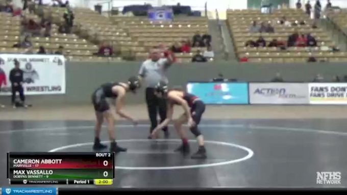 113 lbs Quarterfinals (8 Team) - Cameron Abbott, Maryville vs Max ...