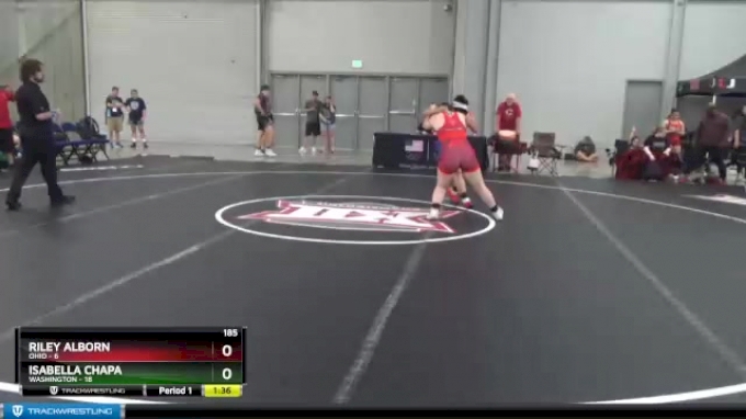 185 lbs Round 2 (8 Team) - Riley Alborn, Ohio vs Isabella Chapa, Washington