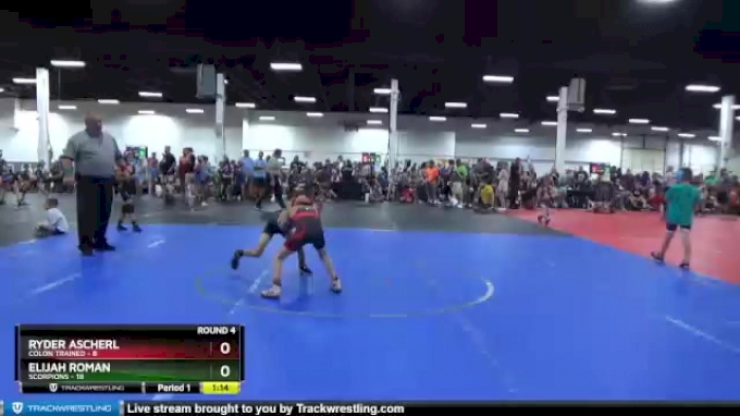 68 lbs Round 4 (8 Team) - Elijah Roman, Scorpions vs Ryder Ascherl ...