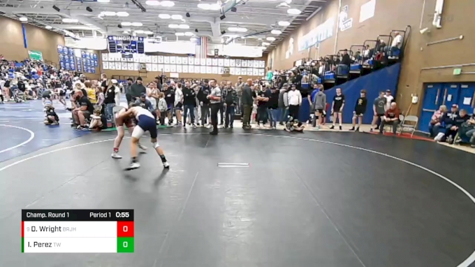 125 lbs Champ. Round 1 - Dax Wright, Bear River Junior High vs Isaiah ...