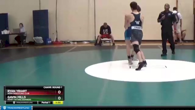 132 lbs Champ. Round 1 - Gavin Mills, Heavy Hitting Hammers vs Ryan ...