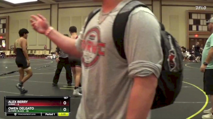 167 lbs Finals (8 Team) - Alex Berry, SVRWC vs Owen Delgato, Olympic Black
