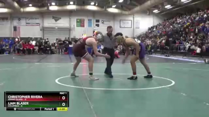 195 lbs Quarterfinals (8 Team) - Liam Blaser, Columbus vs Christopher ...
