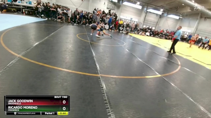 144 lbs Cons. Round 4 - Ricardo Moreno, Frederick vs Jack Goodwin ...