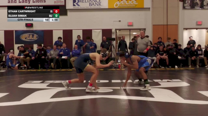 172 lbs Qtr-finals - Ethan Cartwright, Franklin Regional vs Elijah ...