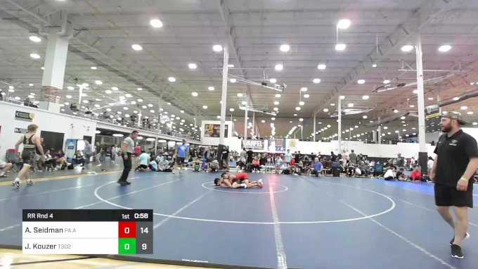 134 lbs Rr Rnd 4 - Adam Seidman, PA Alliance Red vs Jamal Kouzer, Team ...