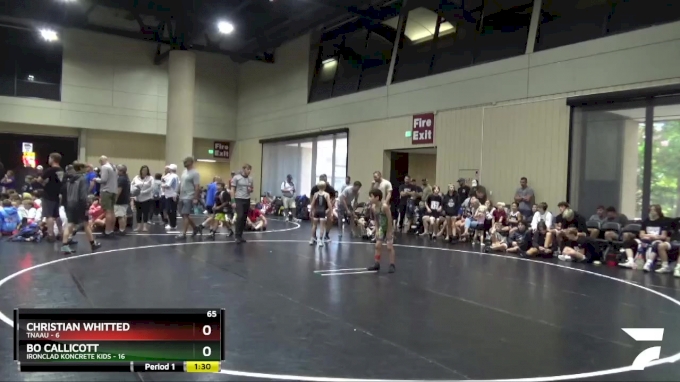 65 lbs Placement (16 Team) - Christian Whitted, TNAAU vs Bo Callicott ...