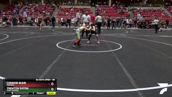 88 lbs 1st Place Match - Connor Buhr, Triumph vs Trenton Eaton, TEAM ...