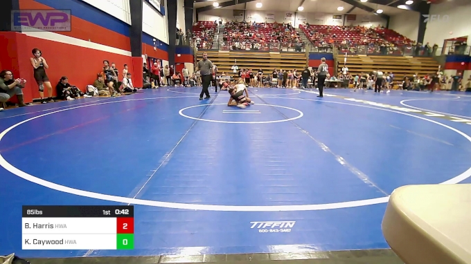 85 lbs Final - Bryson Harris, HURRICANE WRESTLING ACADEMY vs Kamden ...