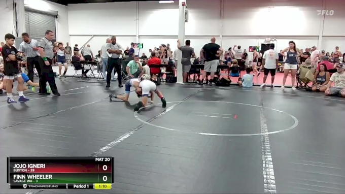 80 lbs Round 1 (6 Team) - Jojo Igneri, Buxton vs Finn Wheeler, Savage WA