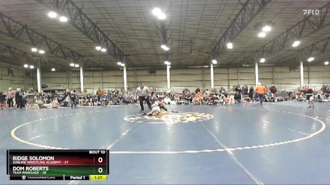 87 lbs Finals (8 Team) - Ridge Solomon, Sublime Wrestling Academy vs ...