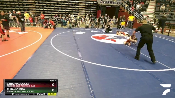 40 lbs 1st Place Match - Ezra Maddocks, Touch Of Gold Wrestling Club vs ...
