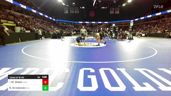 190 lbs Consi Of 16 #2 - Mason Walsh, Carlsbad vs Simon Arredondo, Bullard