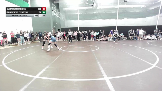 115 lbs Champ. Round 1 - Genevieve Dykstra, Edwardsville WC vs ...