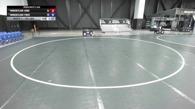 100 lbs Champ Round 1 - Wrestler One, Team 1 vs Wrestler Two, Team 2