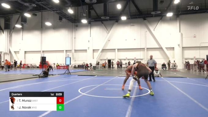 197 lbs Quarters - Trey Munoz, Oregon State vs Joey Novak, Wyoming