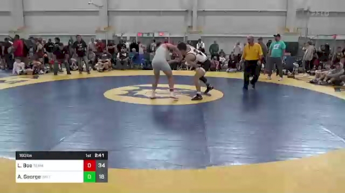 160 lbs Round 1 - Lucas Boe, Team Gotcha vs Alex George, Dayton Bandits