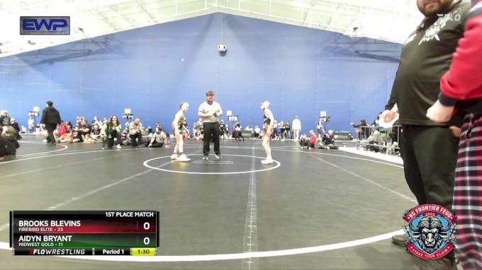 80 lbs Placement (4 Team) - Brooks Blevins, Firebird Elite vs Aidyn ...