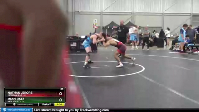 145 lbs Placement Matches (16 Team) - Nathan Jerore, Michigan Blue vs ...
