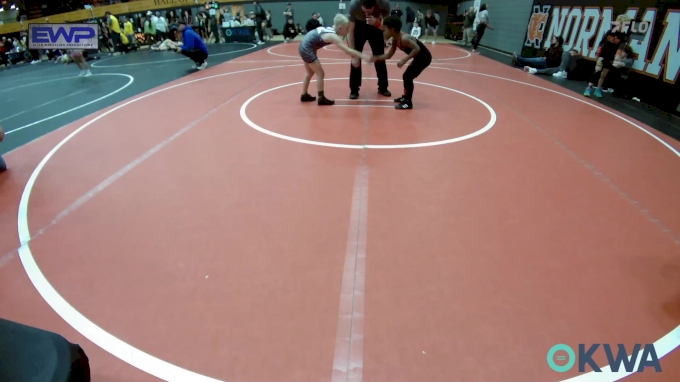 61 lbs Consolation - Lamario Ramsey, Del City Little League vs Kamdyn ...