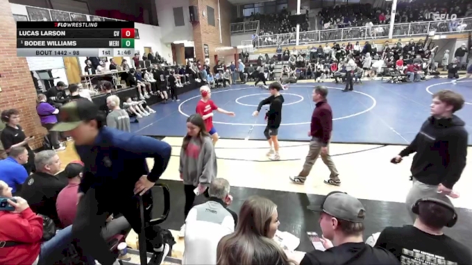 98 lbs 5th Place Match - Lucas Larson, Central Valley vs Bodee Williams ...