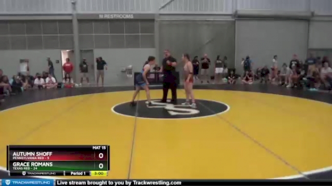 100 lbs Semis & 1st Wrestleback (8 Team) - Autumn Shoff, Pennsylvania ...