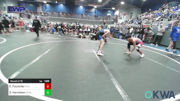 92 lbs Round Of 16 - Emmit Fourkiller, Tahlequah Wrestling Club vs ...