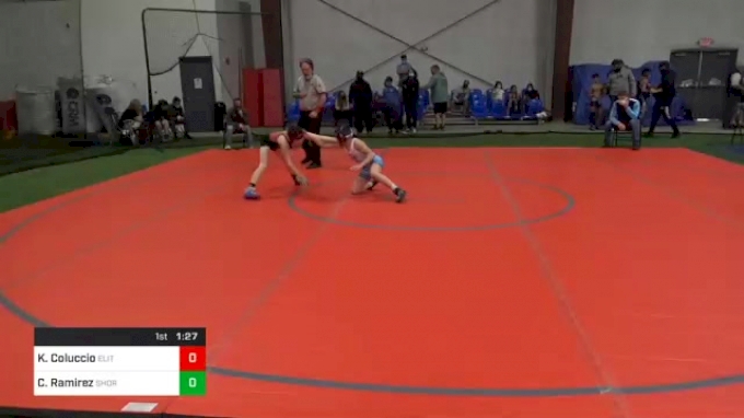 80 lbs Prelims - Killian Coluccio, Elite vs Christian Ramirez, Shore Thing