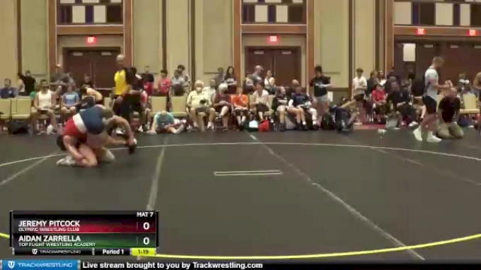 167 lbs 3rd Place Match - Aidan Zarrella, Top Flight Wrestling Academy ...