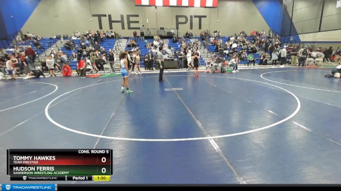 82 lbs Cons. Round 5 - Hudson Ferris, Sanderson Wrestling Academy vs ...