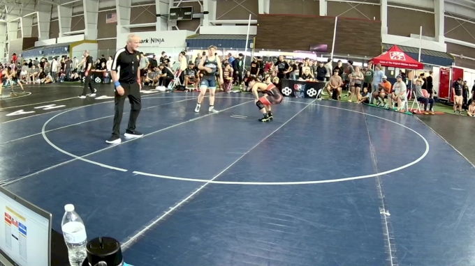 150 lbs Champ. Round 3 - Gabriel Gallardo, Arizona vs Landon Hill ...