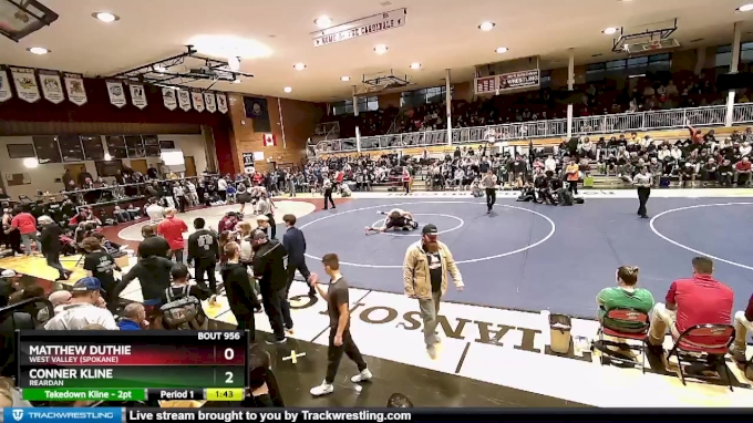 195 lbs Cons. Round 4 - Matthew Duthie, West Valley (Spokane) vs Conner ...