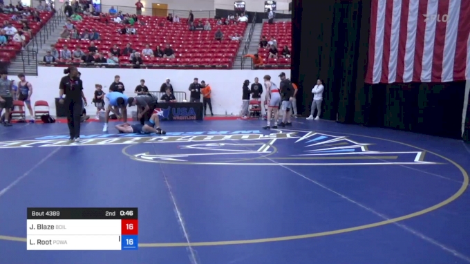 74 kg Cons 8 #2 - Joseph Blaze, Boilermaker RTC vs Laird Root, Poway ...